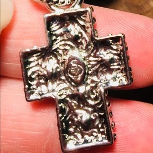 Premier Designs | Jewelry | Premier Designs Crystal Silver Cross ...